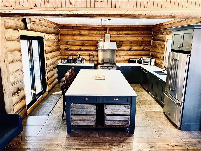 Le Chalet 88 ***Chalet bois rond de - Chalet à louer Wentworth-Nord ...