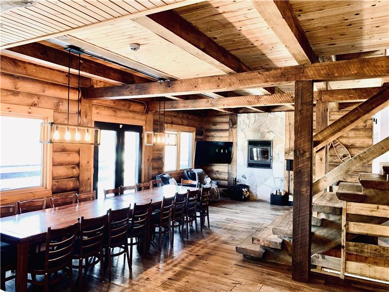Le Chalet 88 ***Chalet bois rond de - Chalet à louer Wentworth-Nord ...