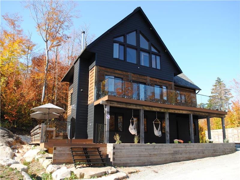 Le Chalet 88 ***Chalet bois rond de - Chalet à louer Wentworth-Nord ...