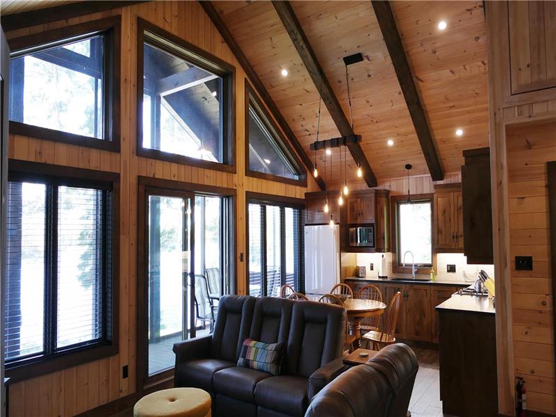 New waterfront ecofriendly cabins - Kazabazua / Danford Lake Cottage ...